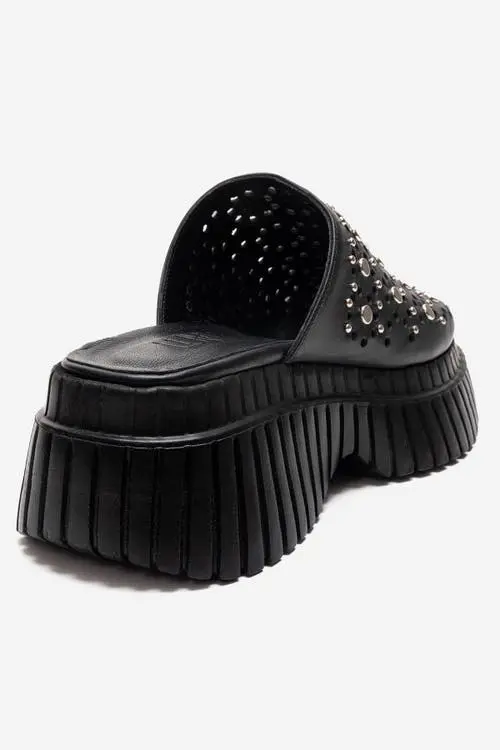 FOREVER & ALWAYS SHOES Harlow Leather Platform Sandals