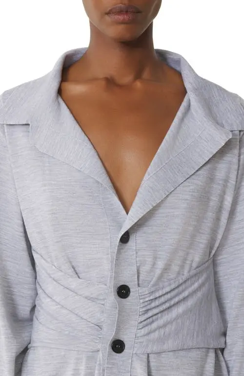LANVIN Draped Wool Cardigan