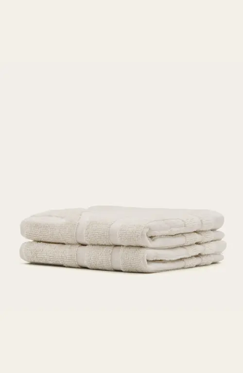 ITALIC Capri 2-piece Washcloth Set - Ecru