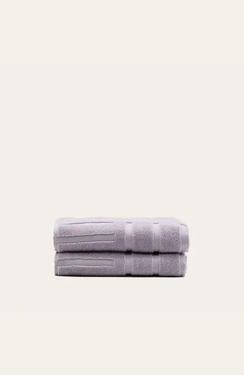 ITALIC Capri Hand Towels - Lilac
