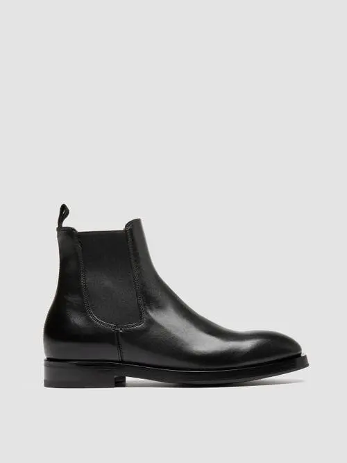Officine Creative Ortega 003 Leather Chelsea Boots - Black