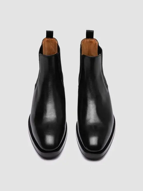 Officine Creative Ortega 003 Leather Chelsea Boots - Black