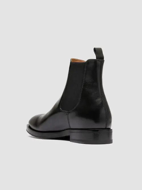 Officine Creative Ortega 003 Leather Chelsea Boots - Black