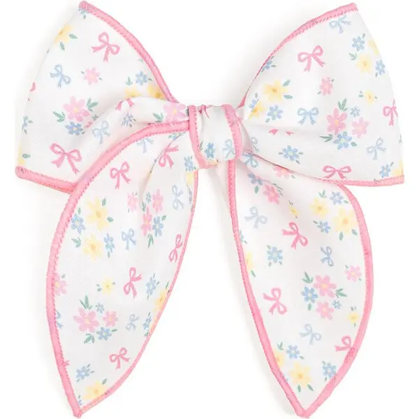 SWEET WINK Sweet Floral Bow Clip - Pink