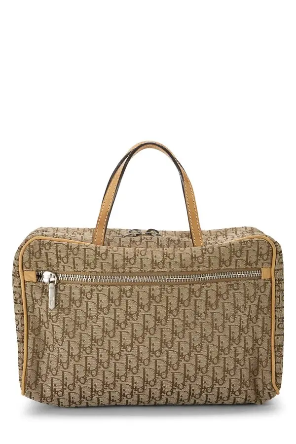 Dior Trotter Canvas Vanity Case - Beige
