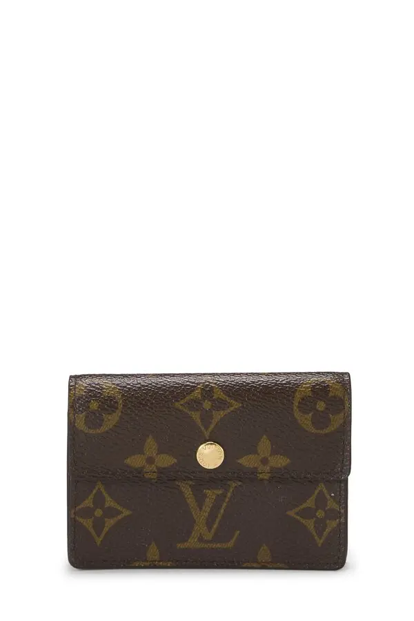 LOUIS VUITTON Monogram Canvas Porte Monnaie Accordeon Wallet - Brown
