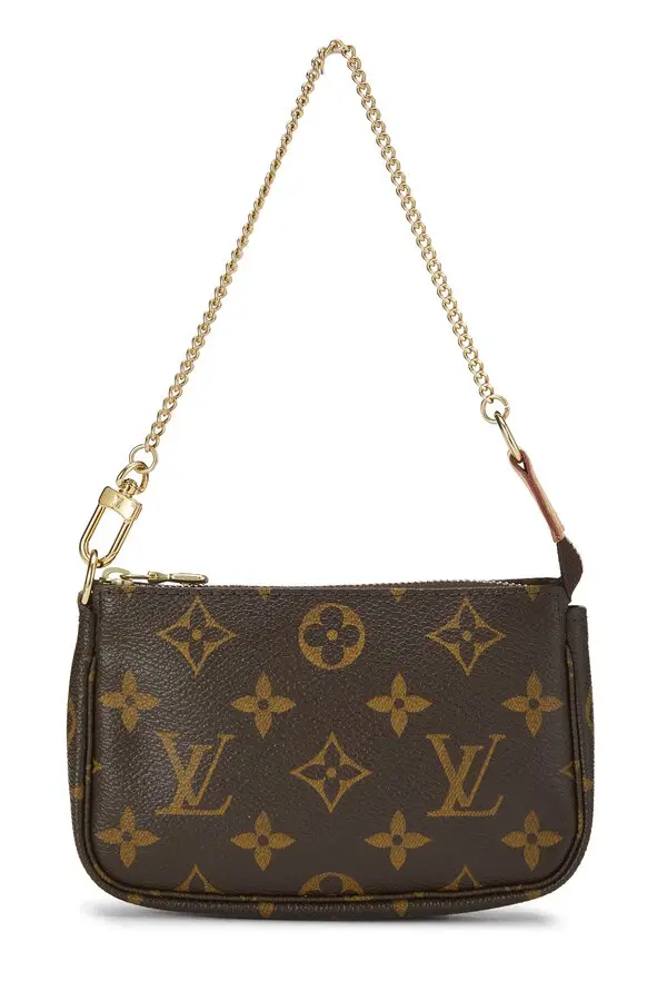 LOUIS VUITTON Monogram Pochette - Brown