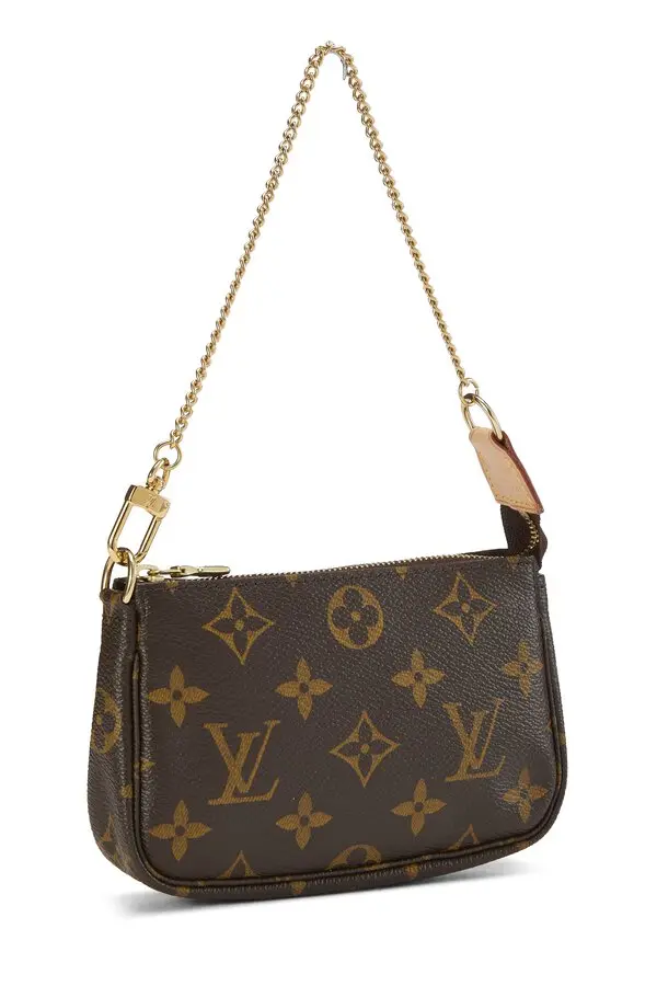 LOUIS VUITTON Monogram Pochette - Brown