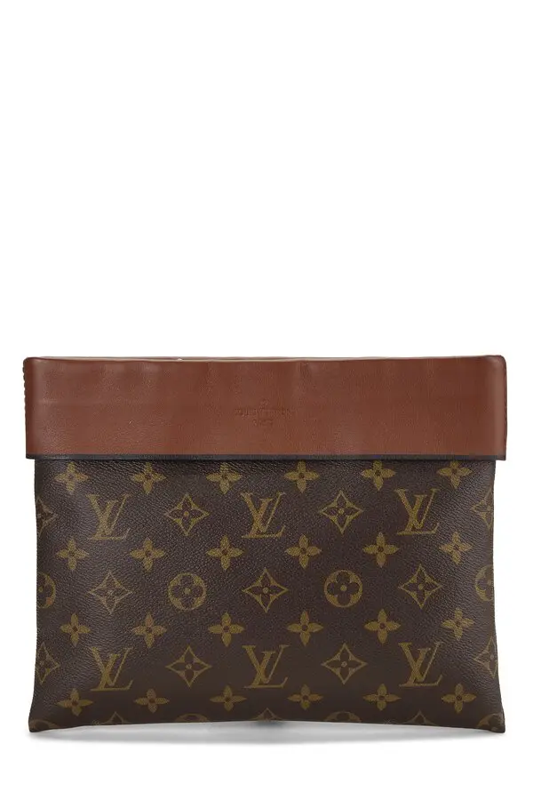 LOUIS VUITTON Monogram Canvas Tuileries Pochette - Brown