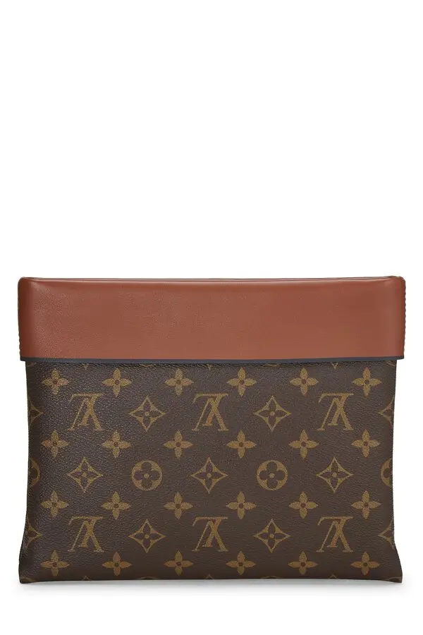LOUIS VUITTON Monogram Canvas Tuileries Pochette - Brown