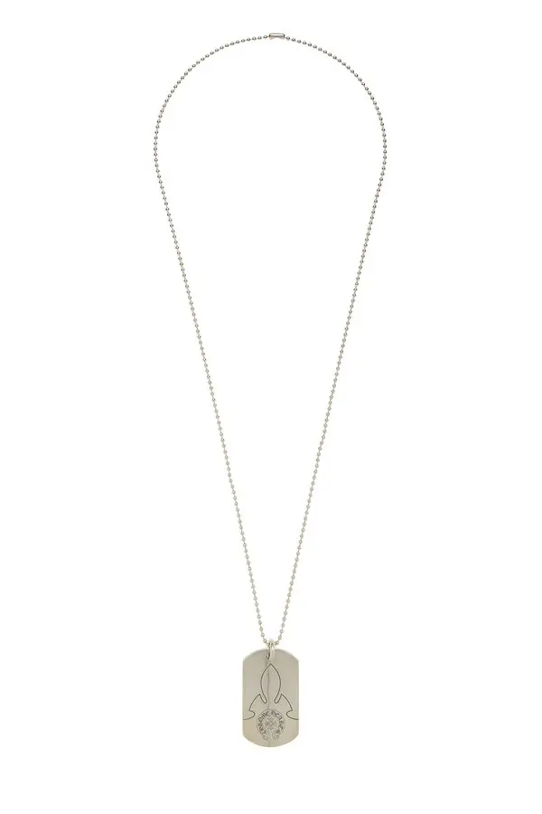 Chrome Hearts Sterling Dog Tag Chain - Silver