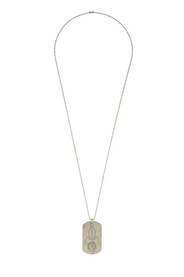 Chrome Hearts Sterling Dog Tag Chain - Silver