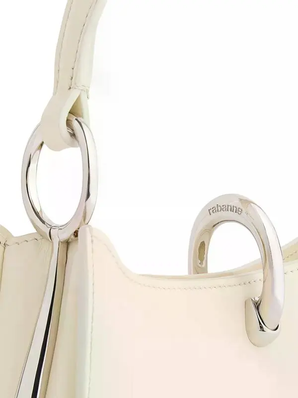 Rabanne Ring-lock Leather Shoulder Bag