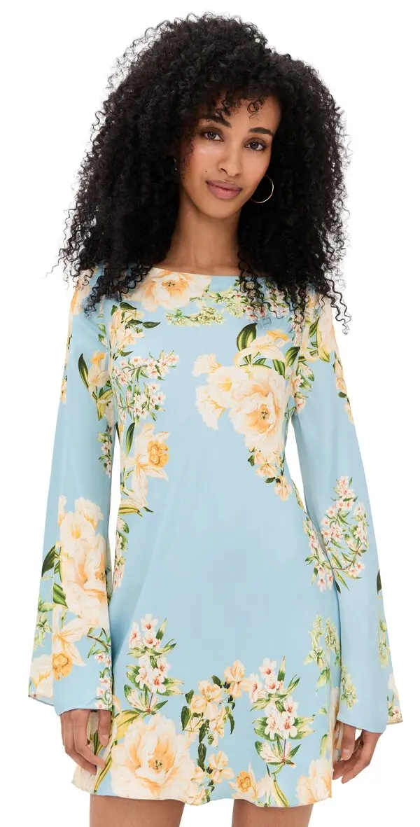 Hemant & Nandita Floral Print Mini Dress