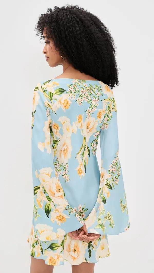 Hemant & Nandita Floral Print Mini Dress