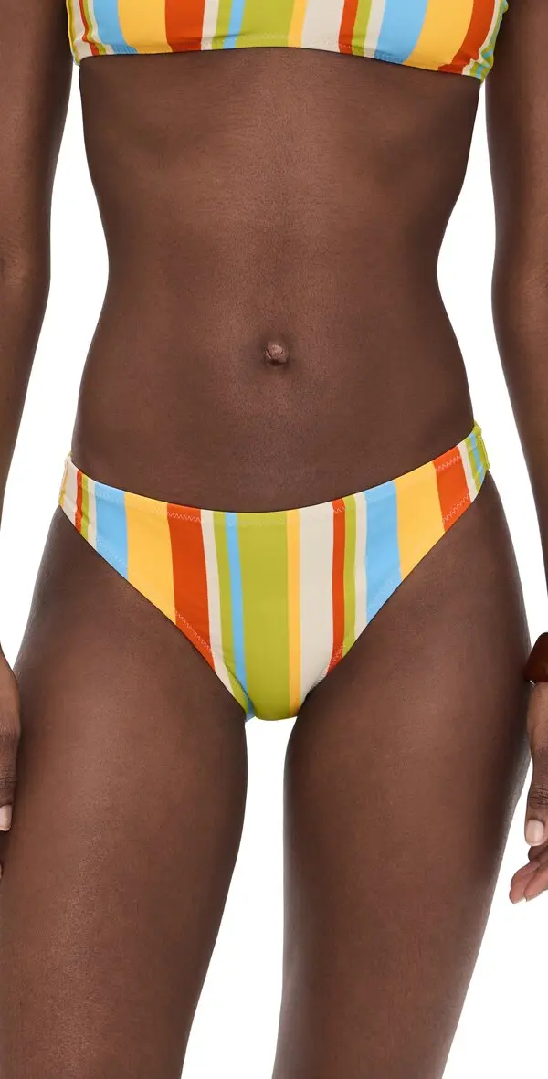 Solid & Striped The Rachel Bikini Bottom - St. Barths Stripe