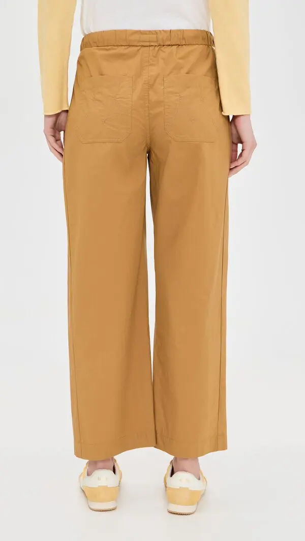 MOTHER The Drawn Half Pipe Ankle Pants - Brown Bone