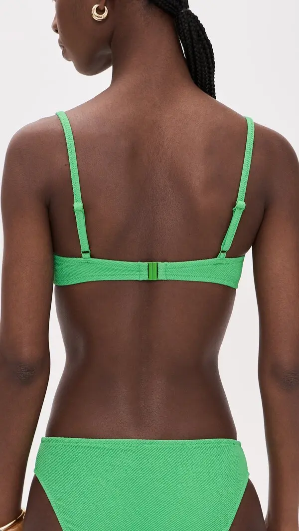 Solid & Striped The Eva Bikini Top - Turtle Green