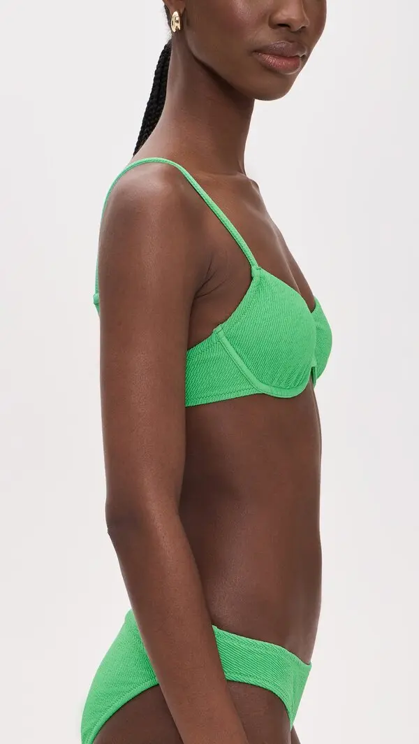 Solid & Striped The Eva Bikini Top - Turtle Green