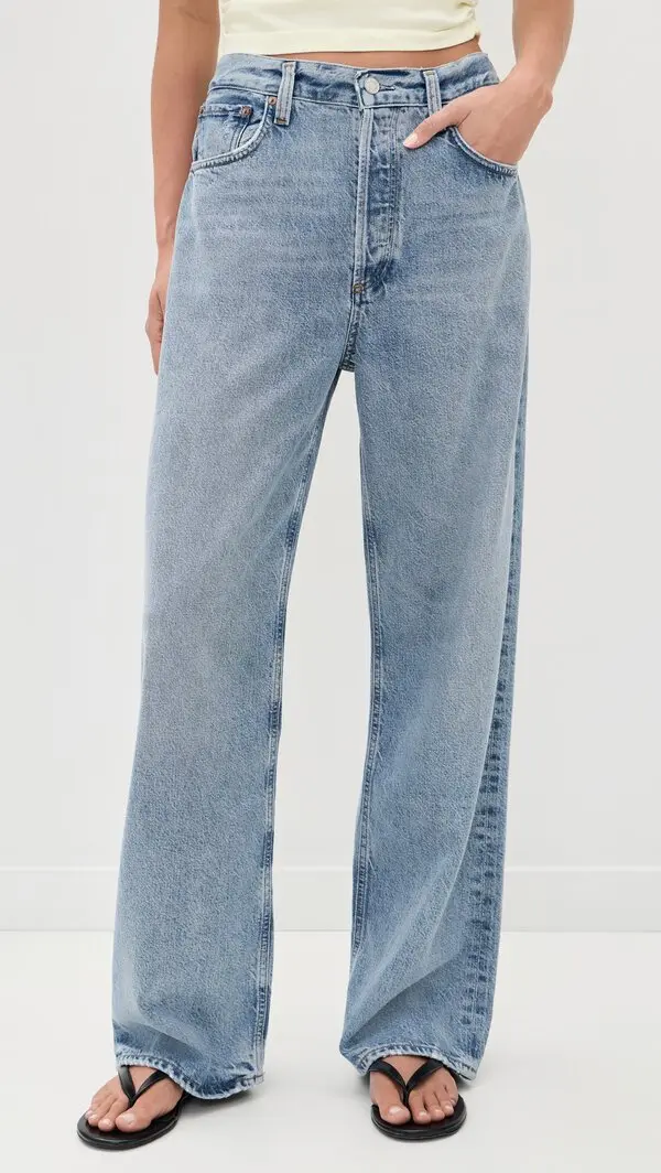 AGOLDE Low Slung Baggy Flyweight Jeans - Reset