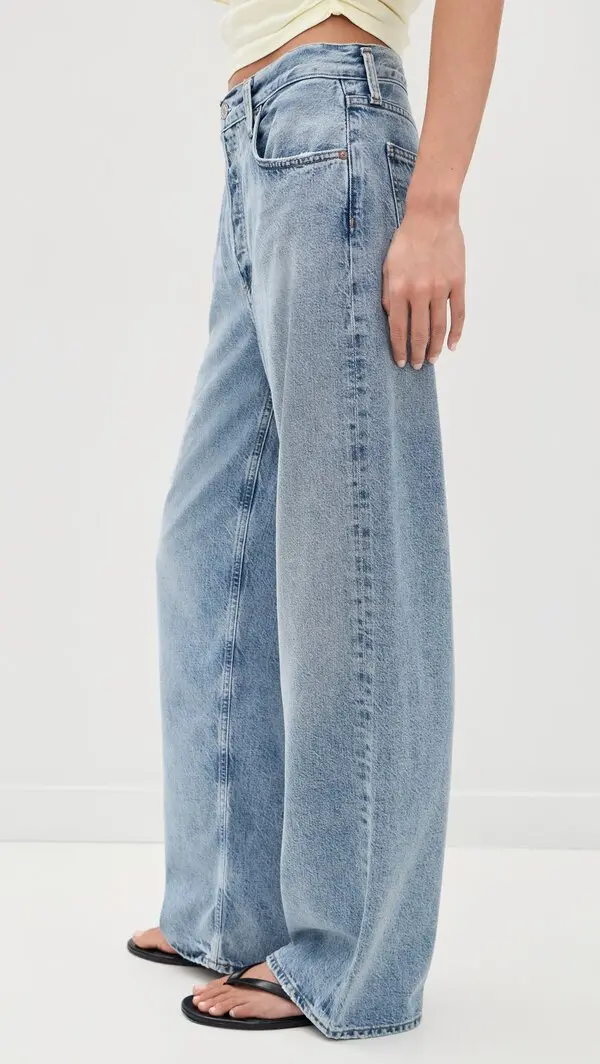 AGOLDE Low Slung Baggy Flyweight Jeans - Reset