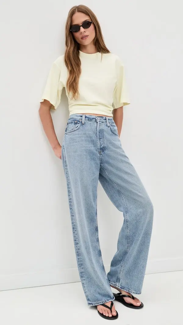 AGOLDE Low Slung Baggy Flyweight Jeans - Reset