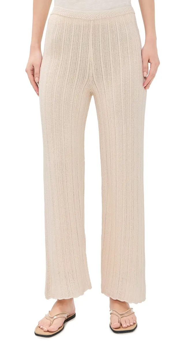 Z Supply Starboard Crochet Pants - Linen