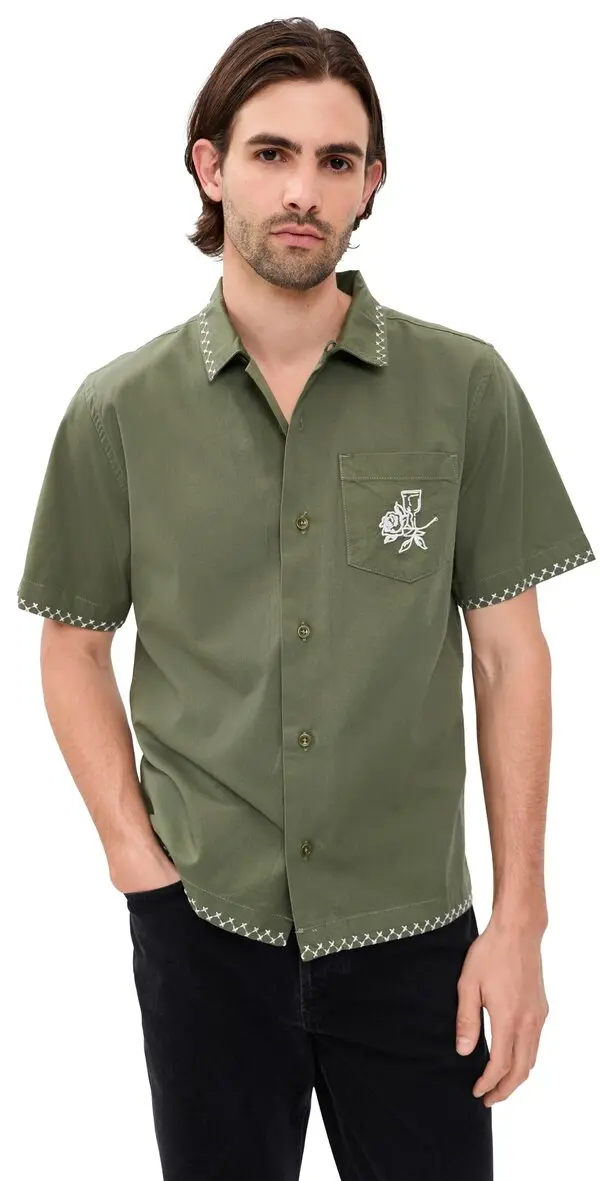 SERVICE WORKS Border Shirt - Olive