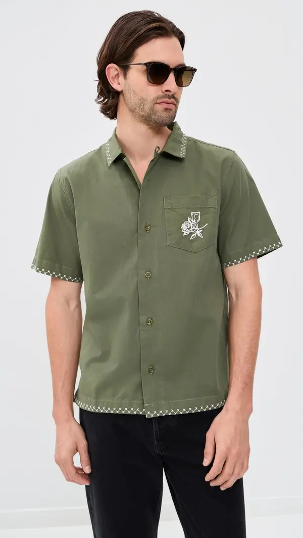 SERVICE WORKS Border Shirt - Olive