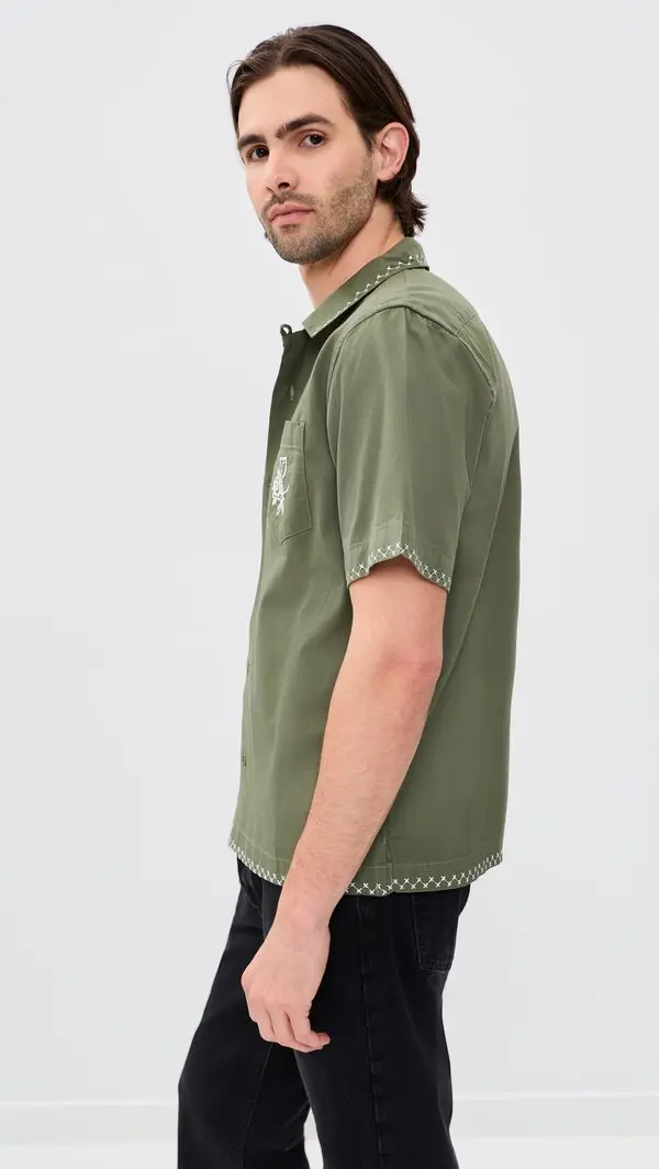 SERVICE WORKS Border Shirt - Olive
