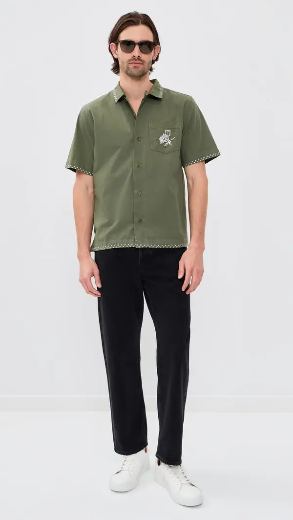 SERVICE WORKS Border Shirt - Olive