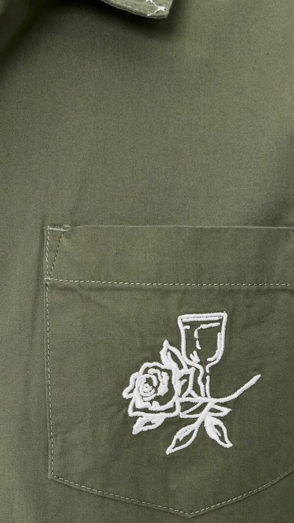SERVICE WORKS Border Shirt - Olive