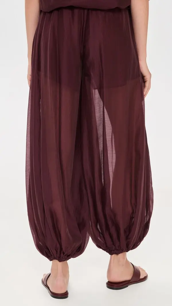 MEIMEIJ Elastic Waist Balloon Pants