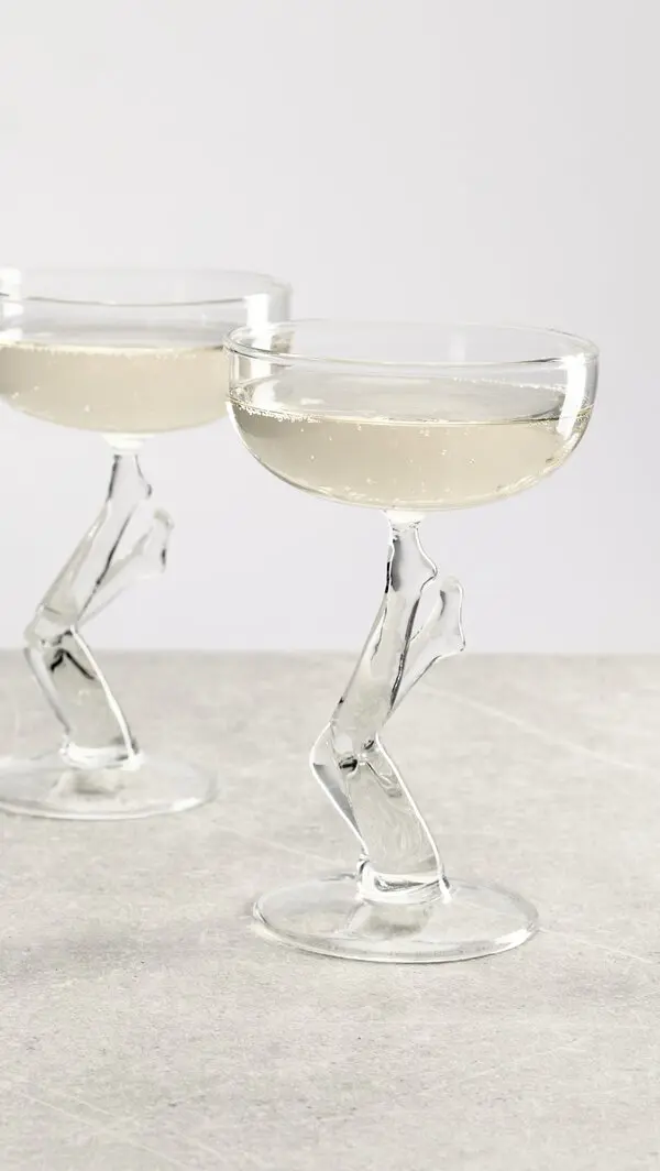 FAZEEK Tiptoe Coupes Set Of 2