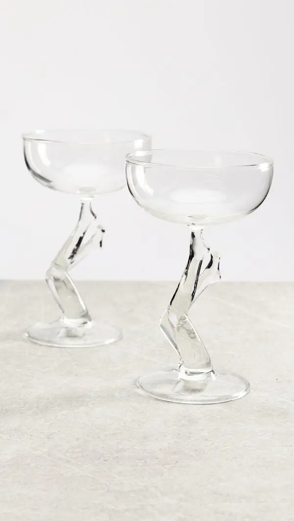 FAZEEK Tiptoe Coupes Set Of 2