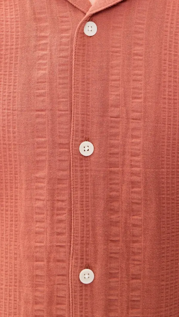 WAX LONDON Double Weave Didcot Shirt