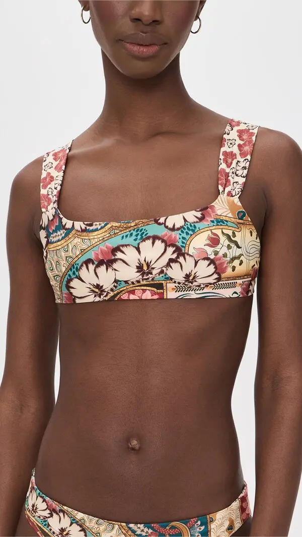 Agua Bendita Selena Plume Bikini Top