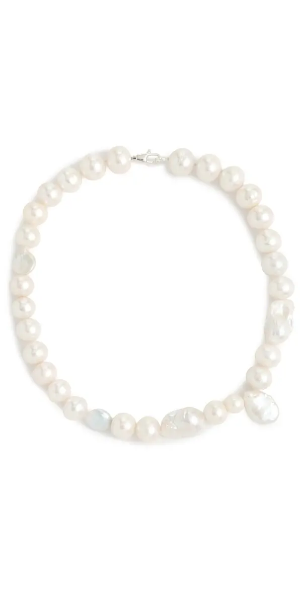 Shashi Chantilly Necklace - Pearl