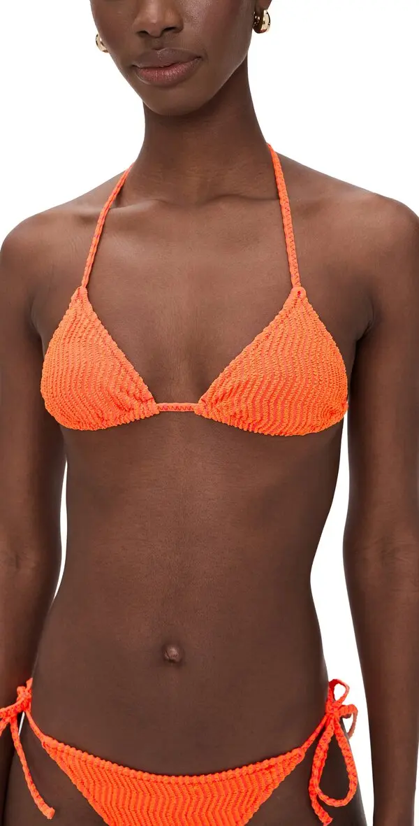 Solid & Striped The Iris Bikini Top - Habanero