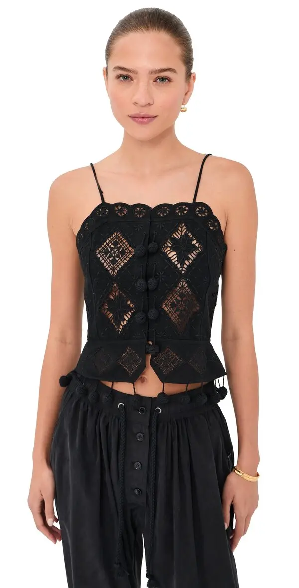 Isabel Marant Nelssy Top - Black