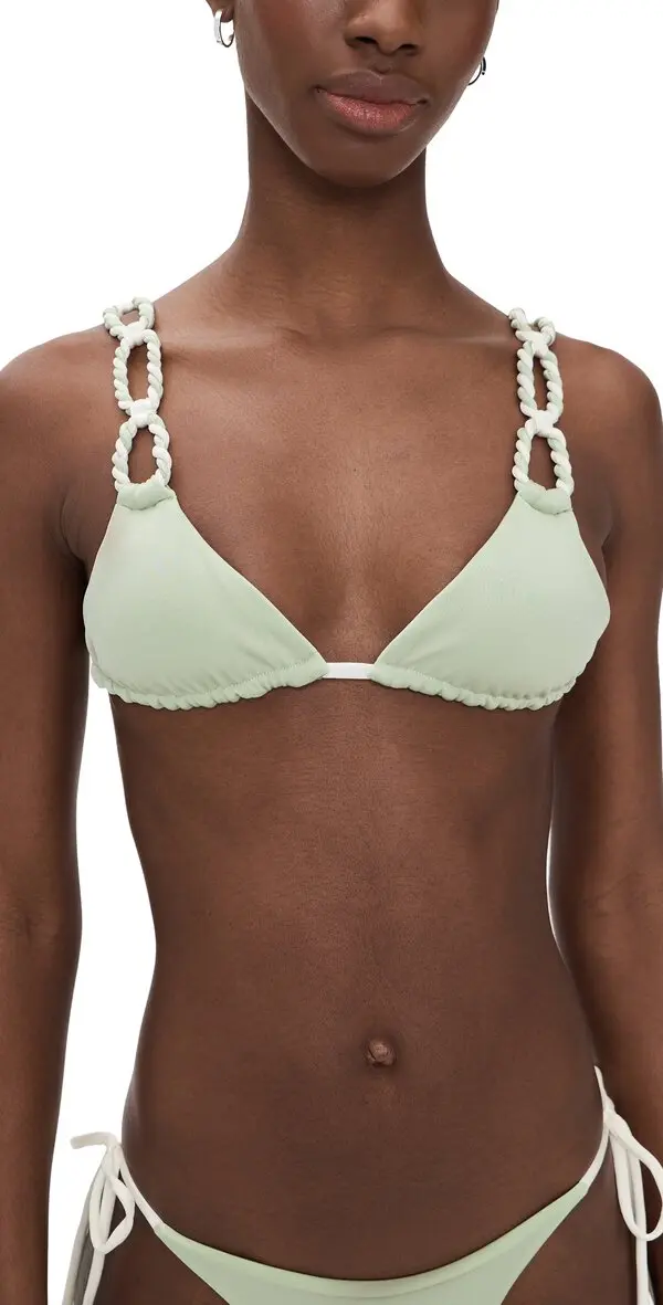 ANCORA Petalia Bikini Top - Green