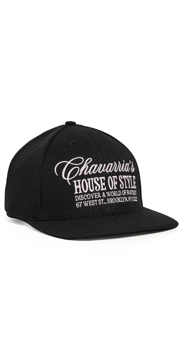 WILLY CHAVARRIA Chavarria House Of Style Cap - Black