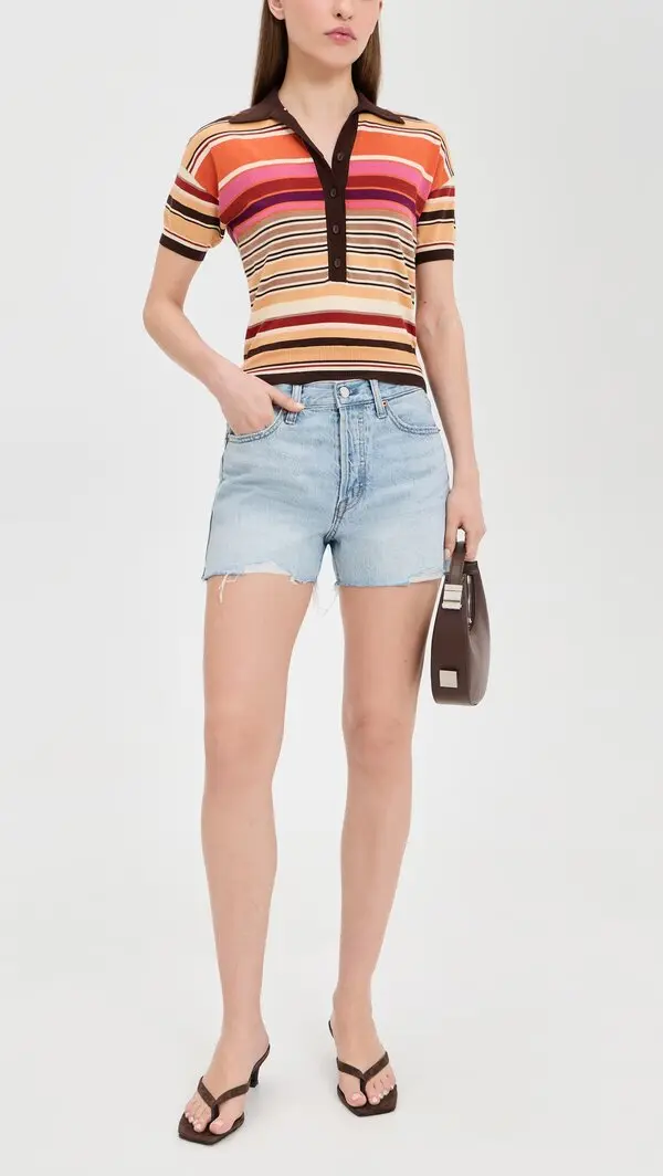 PISTOLA Nova Denim Shorts