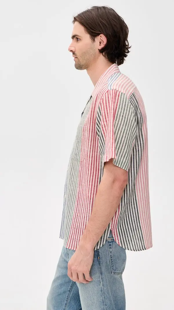 KARDO Ronen Handloom Striped Shirt