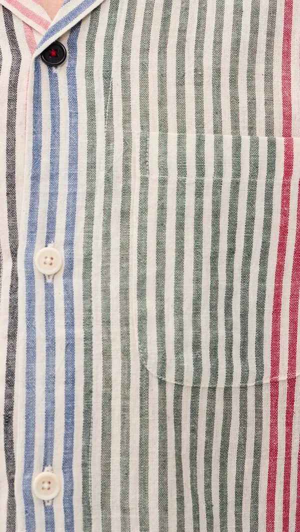 KARDO Ronen Handloom Striped Shirt