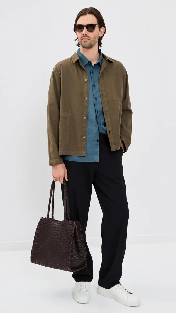 Theory Irving Relaxed Linen Shirt