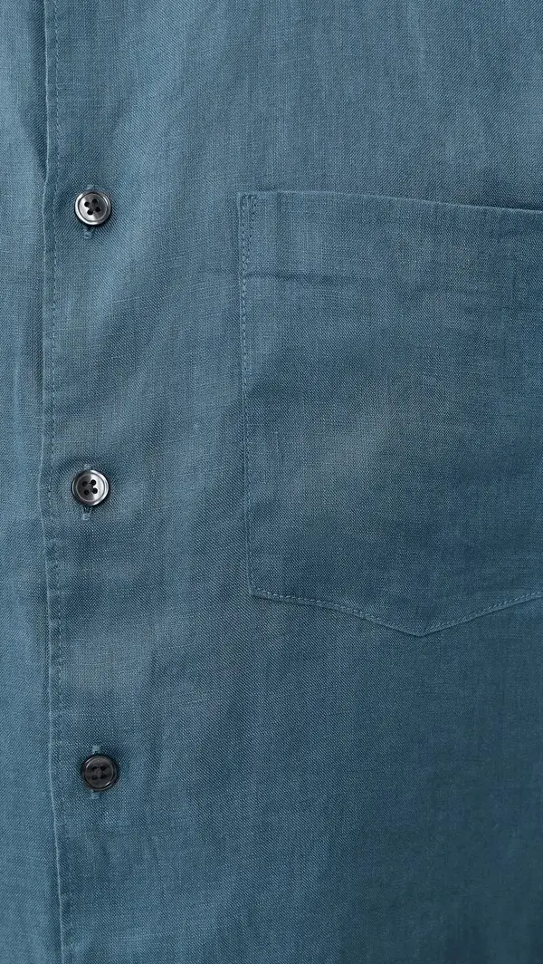 Theory Irving Relaxed Linen Shirt