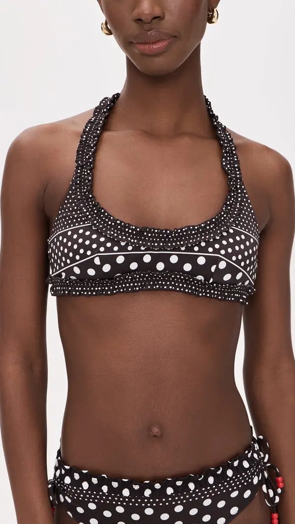 DAMSON MADDER Cove Bikini Top - Brown