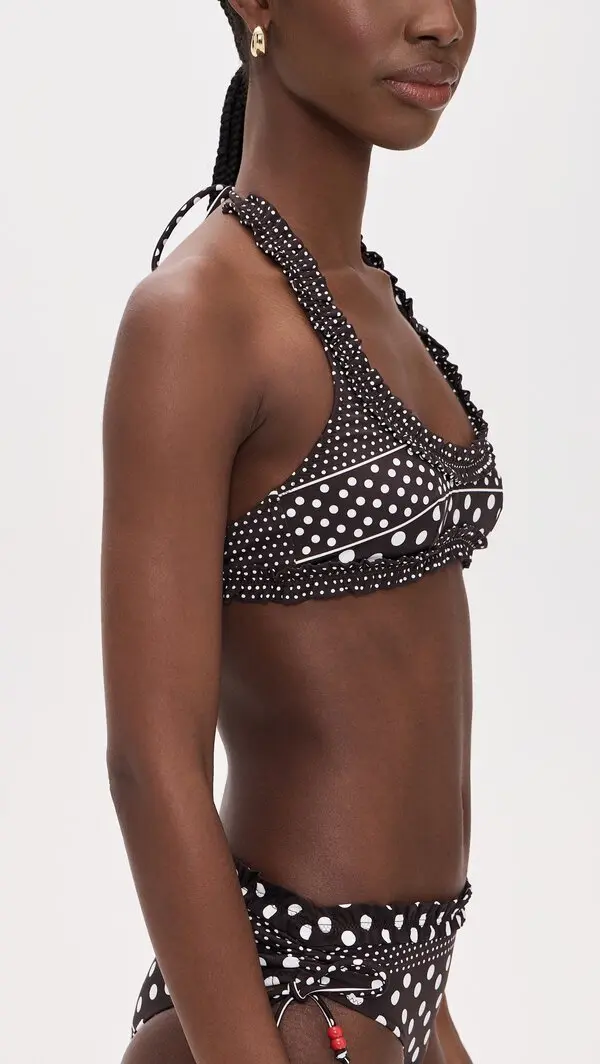 DAMSON MADDER Cove Bikini Top - Brown