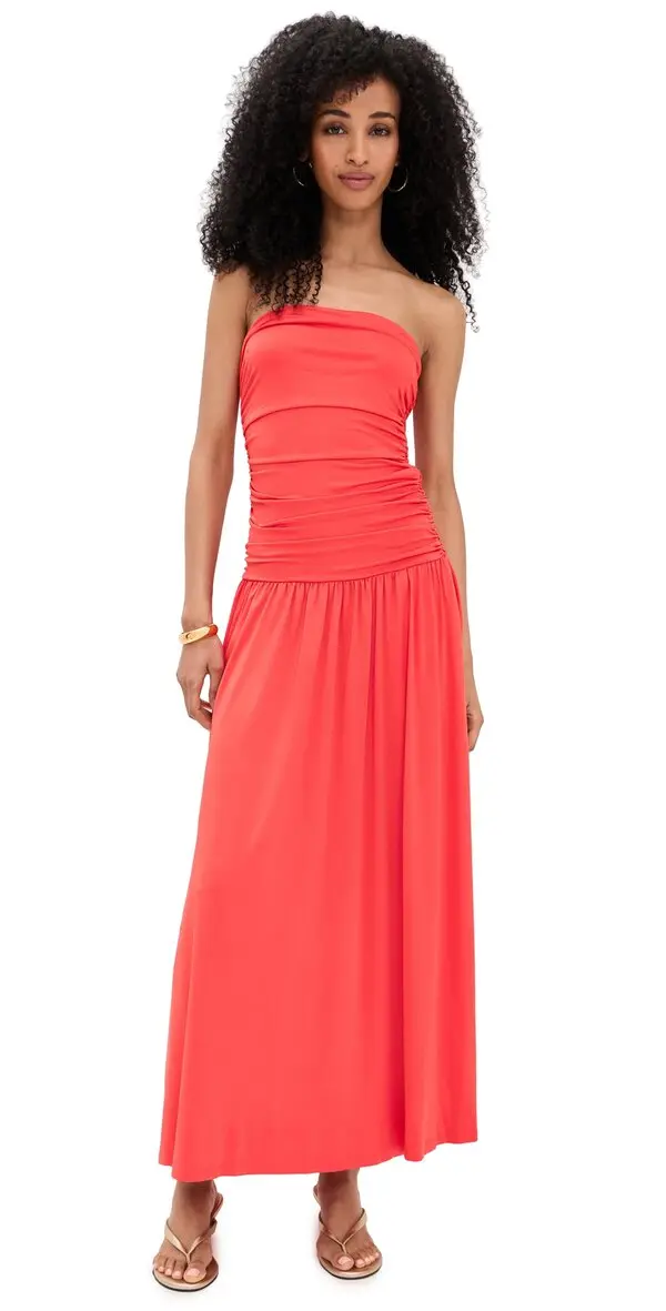 NIA Santal Dress - Coral